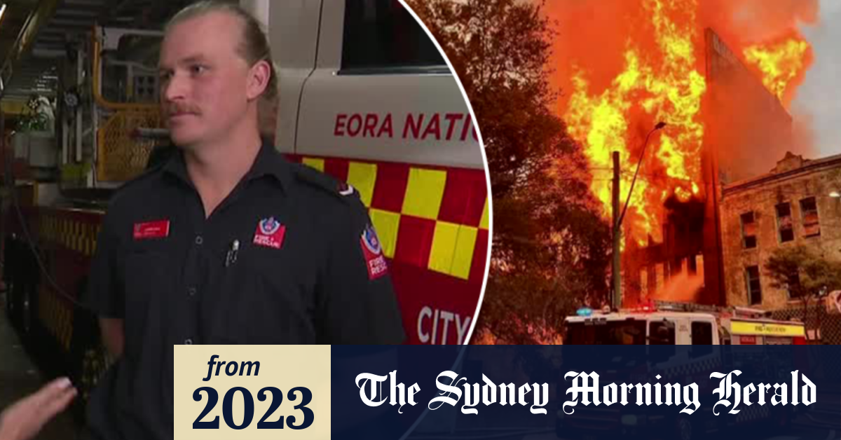 Video: Firefighters praised for Sydney inferno response